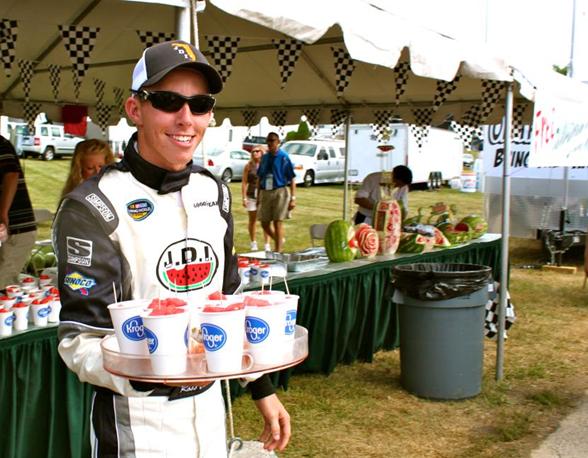 ROSS CHASTAIN AND HIS WATERMELON CAR HIT THE BIG LEAGUES - What About ...