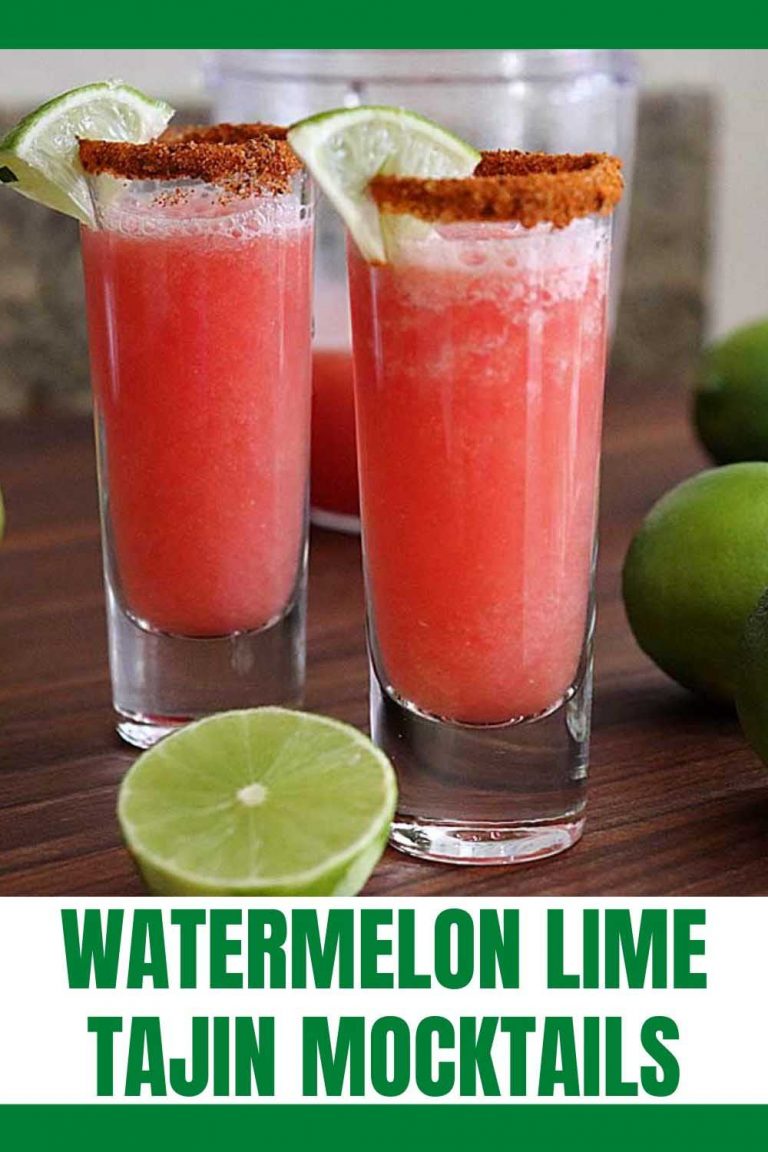 Mini Watermelon Lime Tajin Mocktails - What About Watermelon?